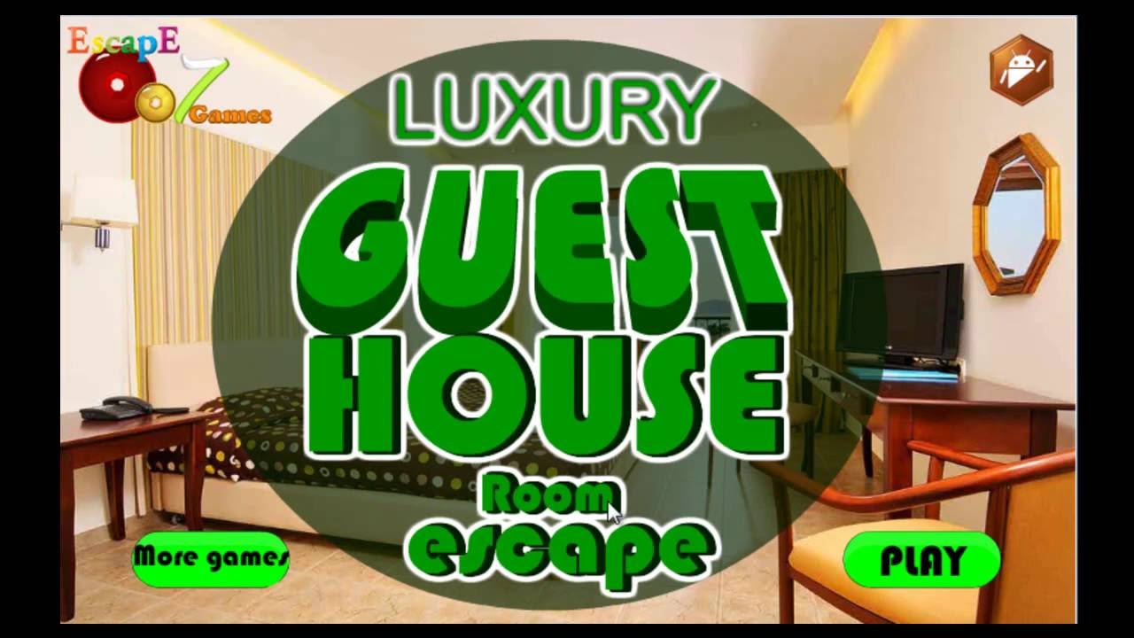 Luxury Guest House Room Escape Escape 007 Games Walkthrough - YouTube