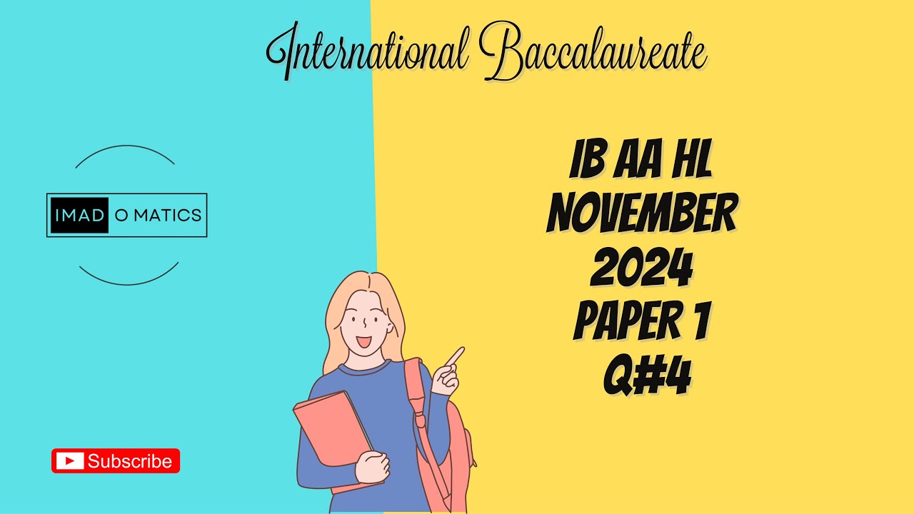 IB MATH AA HL P1 | NOV 2024 | Q4 | Trigonometry | International ...