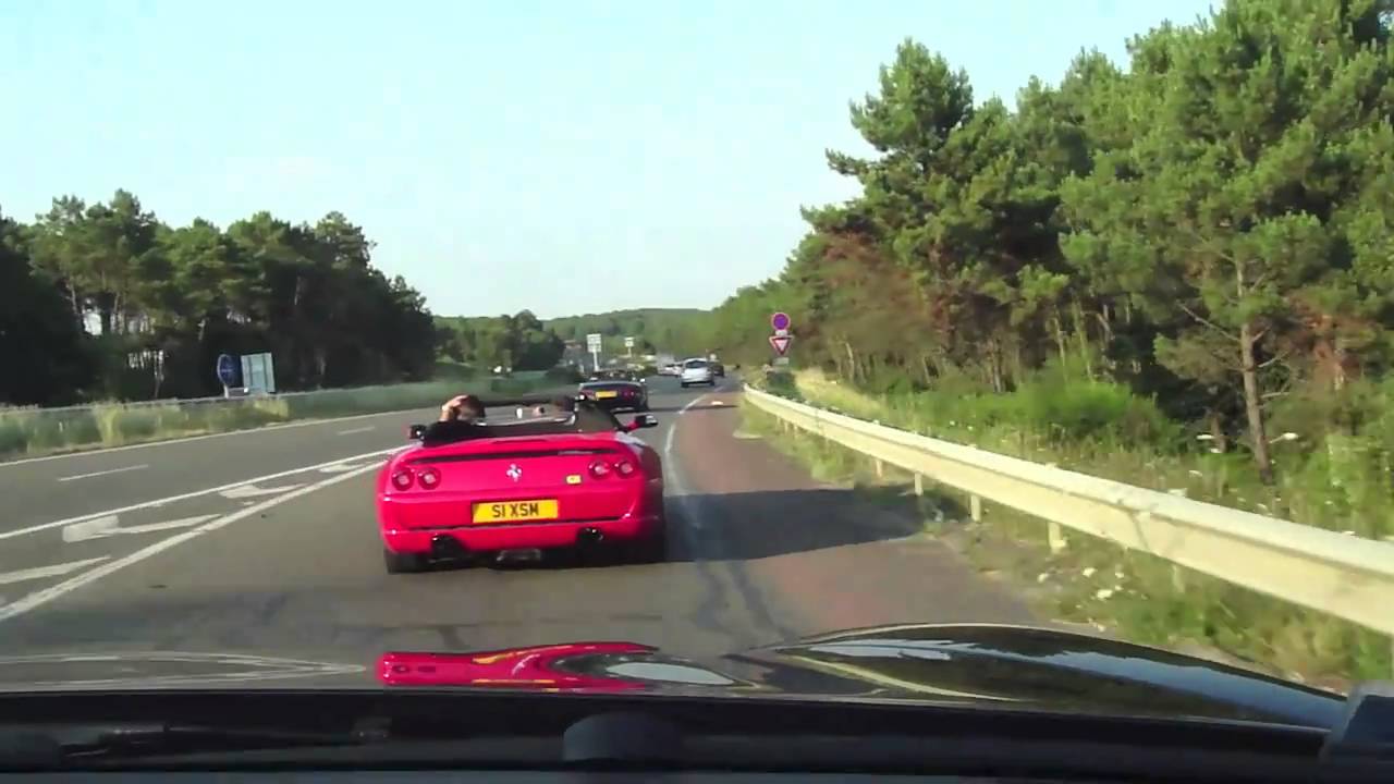 Cayenne Turbo VS Ferrari F 355 - YouTube
