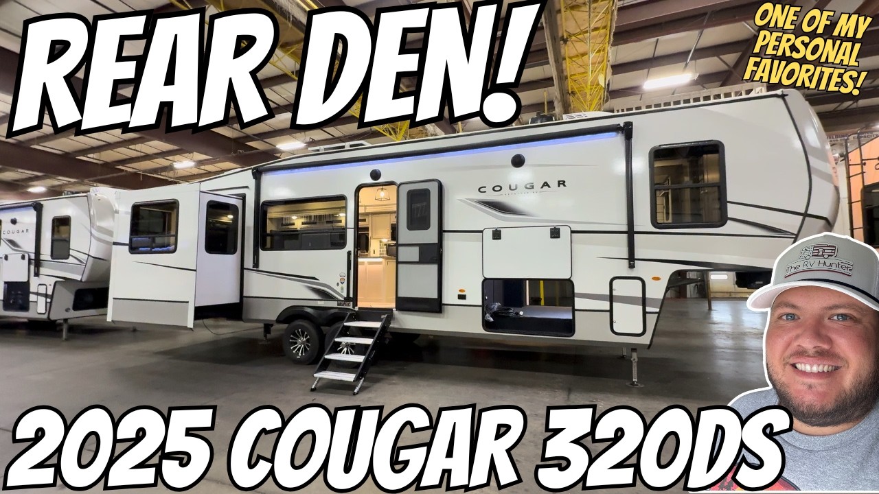 2025 Cougar 320RDS | Top Rear Den Setup in the game!!! - YouTube