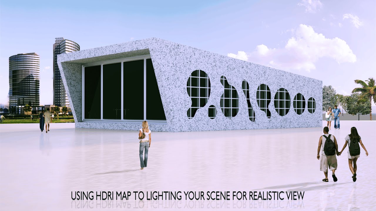HDRI Environment Setting with Vray Sun in Vray 3dsmax - YouTube