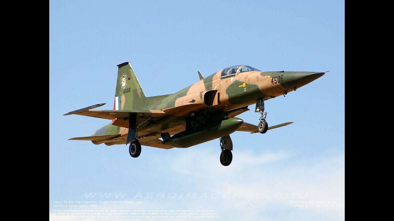 Northrop F-5 tiger en el 6to Espectáculo Aéreo de la Fuerza Aérea ...