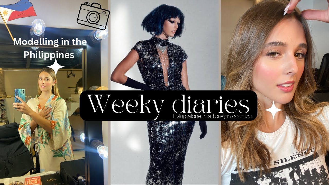 Week in my life as a foreign model in Philippines - YouTube