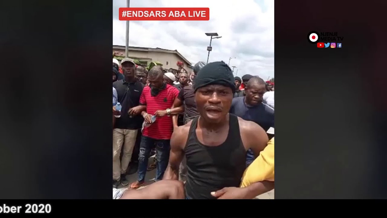 #ENDSARS PROTEST IN ABA, ABIA STATE 20th October 2020 - YouTube