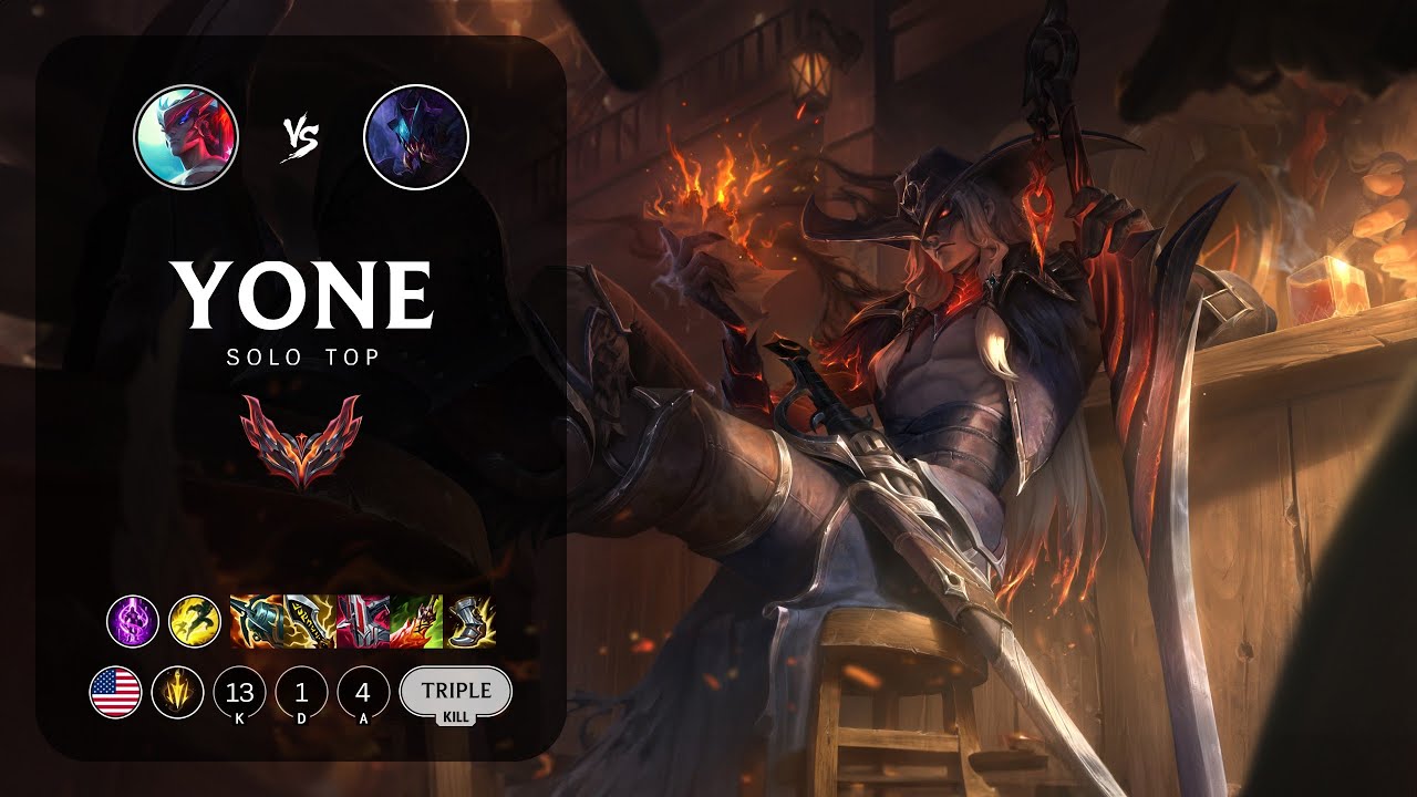 Yone Top vs Rek'Sai - NA Grandmaster Patch 14.6 - YouTube