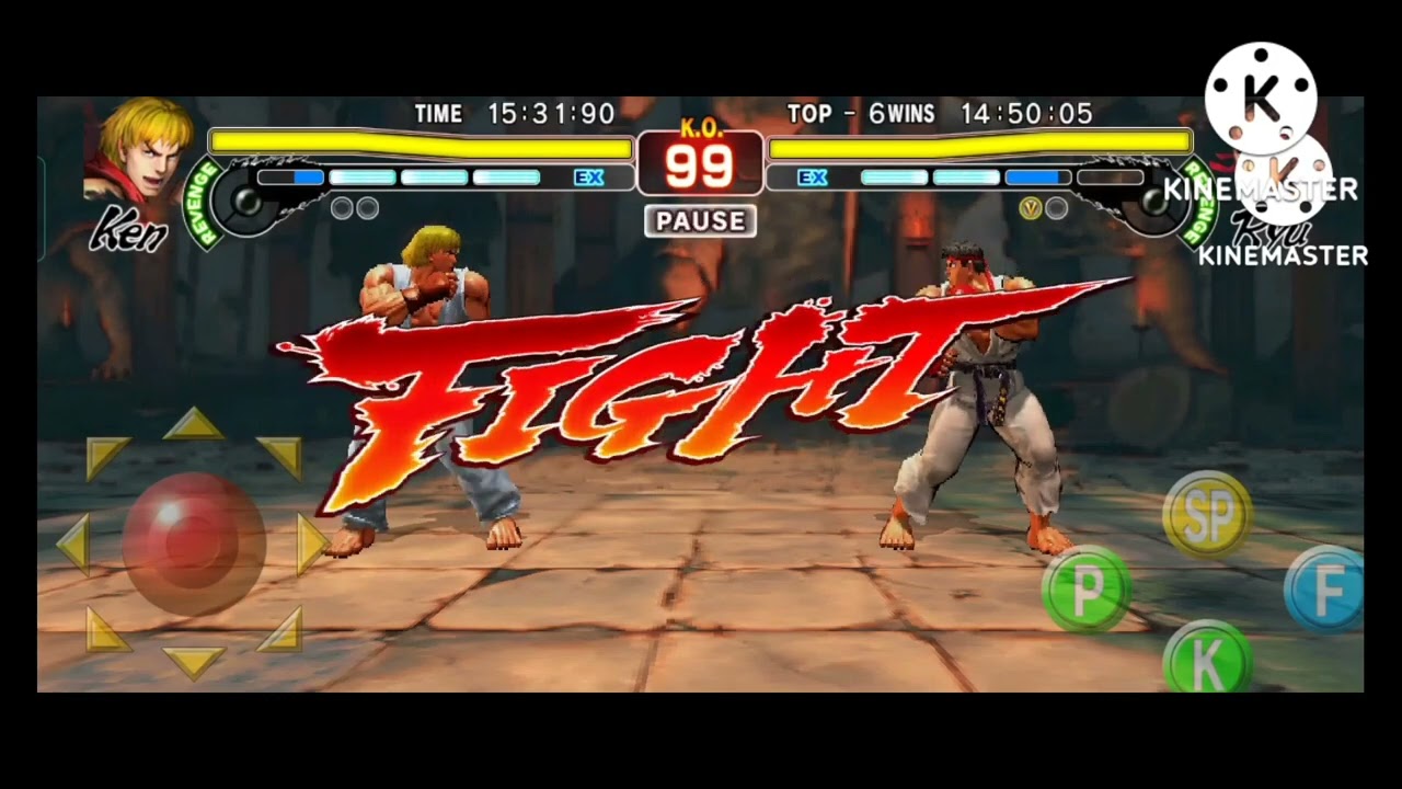Ryu Vs. Ken ( full fight ). - YouTube