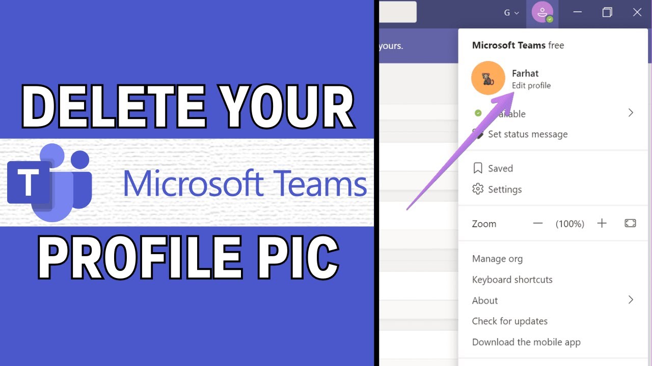 How to Remove Teams Profile Picture | Latest Guide - YouTube