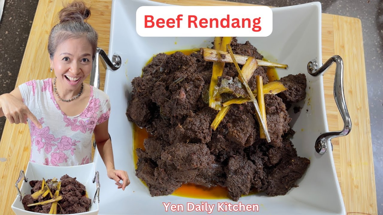 How To Make Indonesian Beef RENDANG “Dry Curry Beef” | Beef Rendang ...