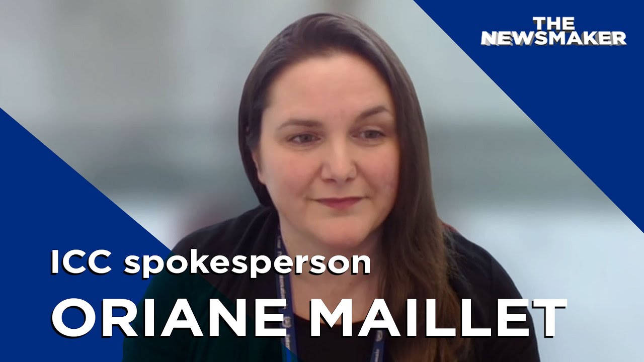 ICC spokesperson Oriane Maillet | The Newsmaker - YouTube