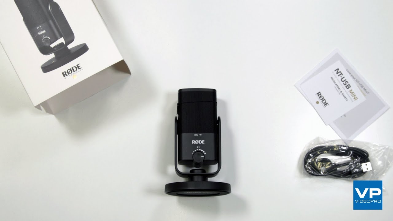 Rode NT-USB Mini Microphone Unboxing - YouTube
