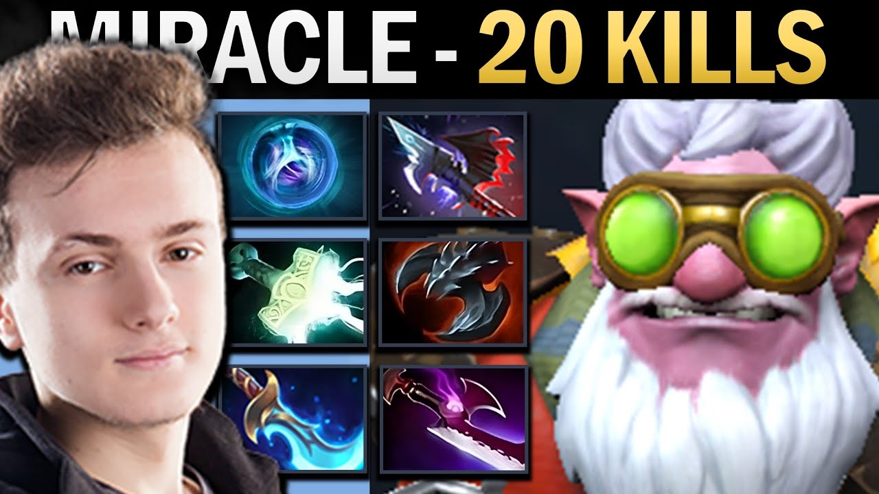 Sniper Dota Gameplay Miracle with Mjolnir and 20 Kills - Dota 2 ...