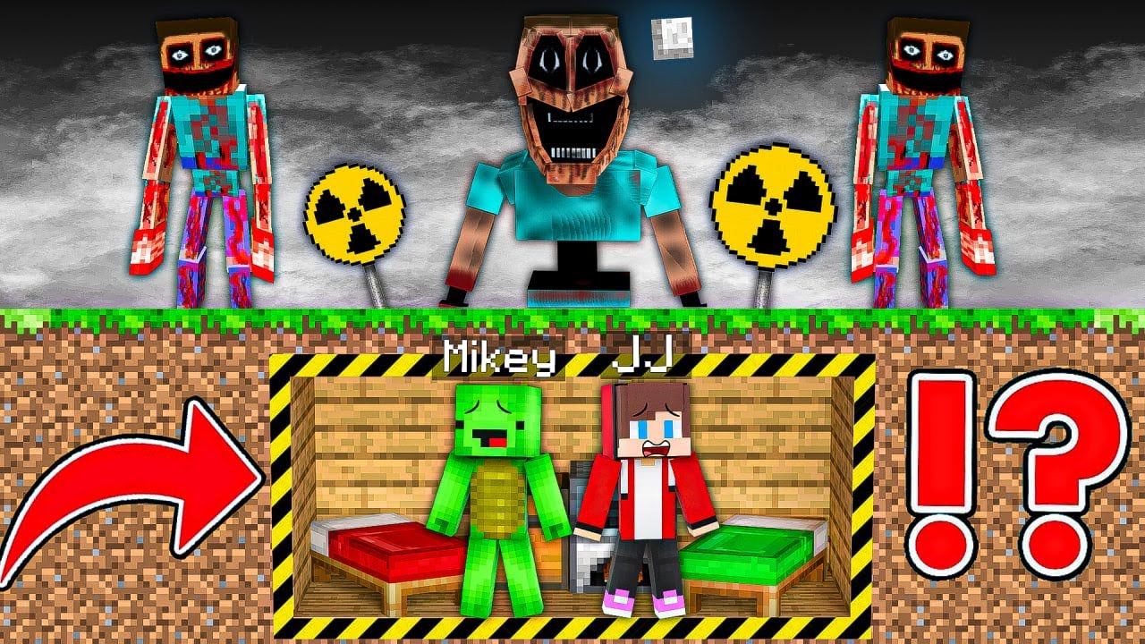 The Deadliest Gas MIMICS vs Doomsday Bunker in Minecraft Challenge ...