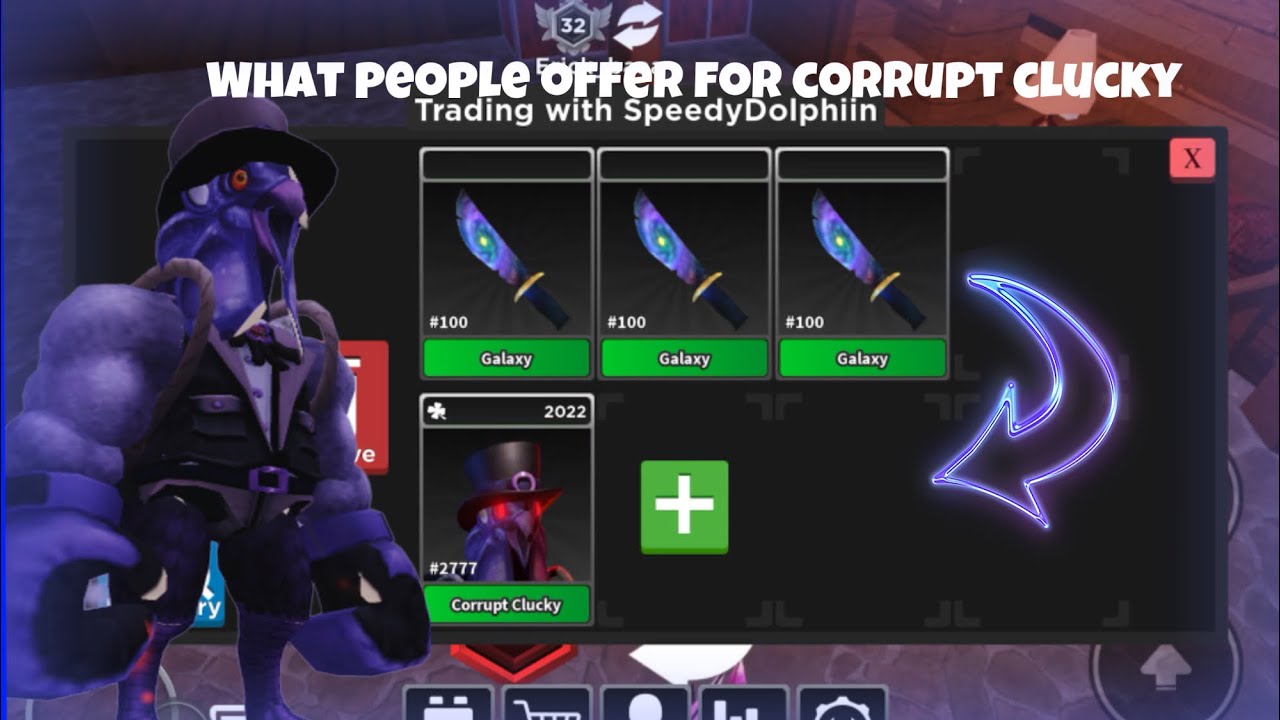 WHAT PEOPLE OFFER FOR CORRUPT CLUCKY 😱 | Survive The Killer 🔪 - YouTube