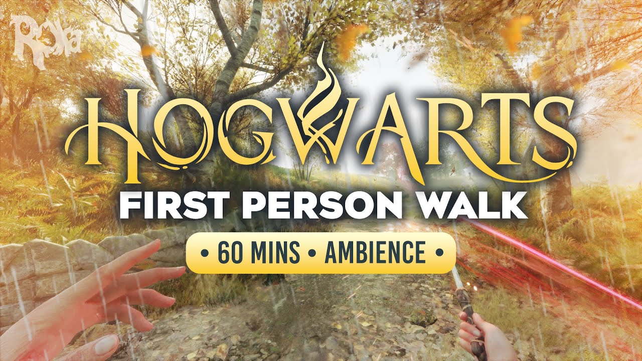 Rainy Autumn Walk | North Ford Bog & Hogsmeade Valley | 60 Mins ...