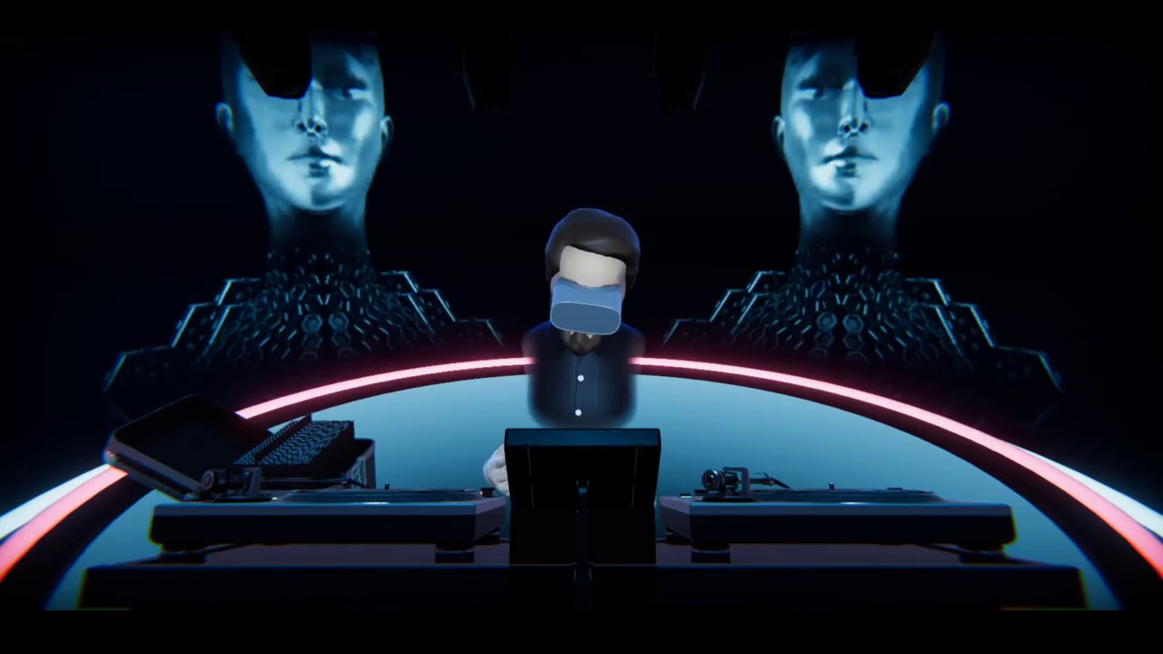 Vinyl Reality VR Streaming Techno with visualisations - YouTube