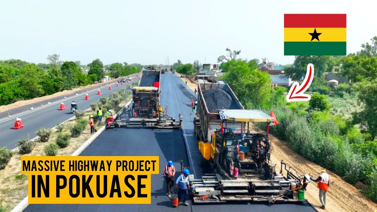 Ghana's New 10 Lane Pokuase To Nsawam Road Project Is Progressing ...