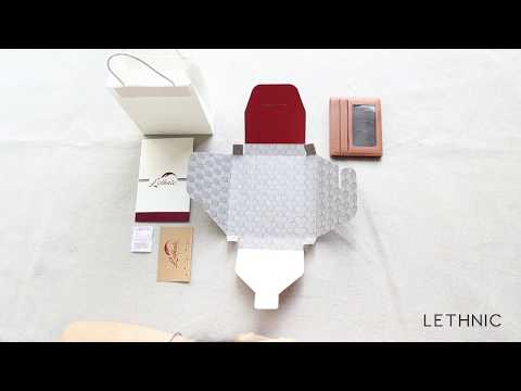 LETHNIC - Quy cách đóng gói ví da cao cấp