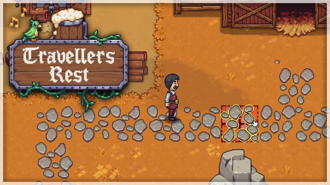 Redoing The Outside And Adding Pathes | Travellers Rest | Part 80 - YouTube