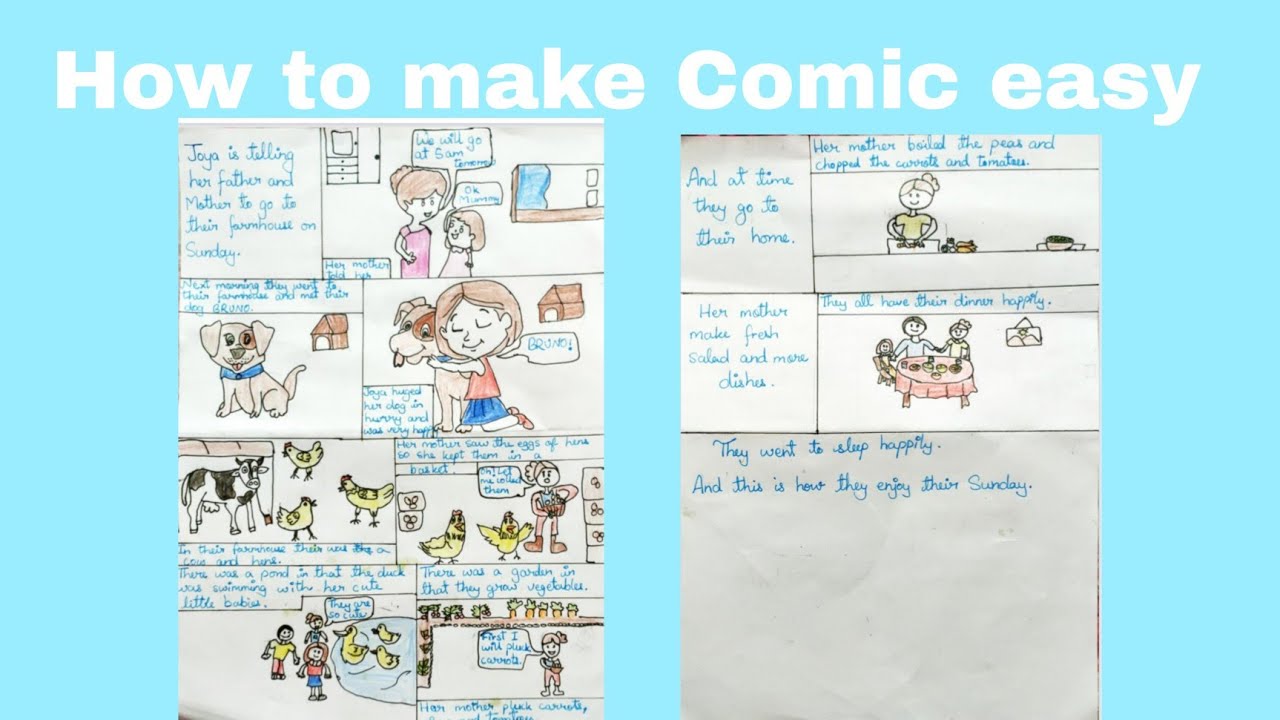 How to make Comic easy - YouTube