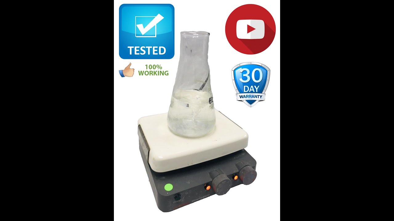 Corning Stirrer Hotplate PC 320 Ceramic Laboratory in1335 6 2 - YouTube