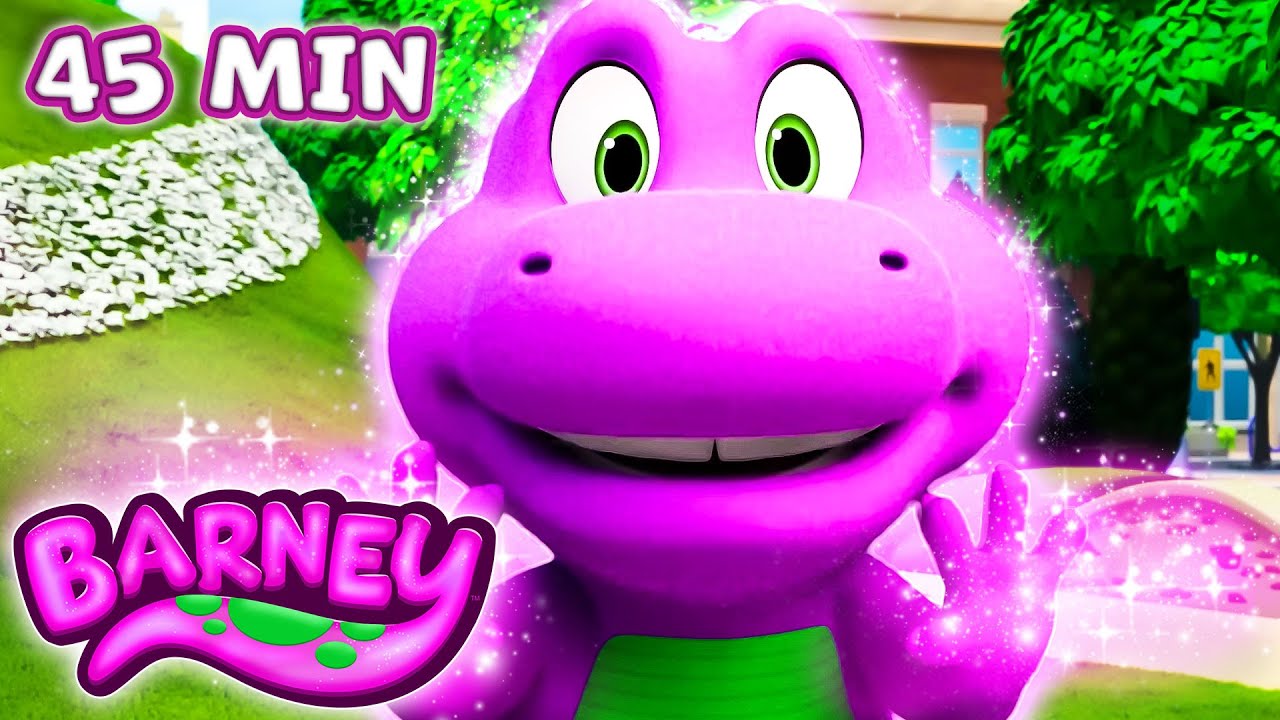 Magical Fun with Barney | Barney | 45 Minutes | Kids Cartoon! - YouTube