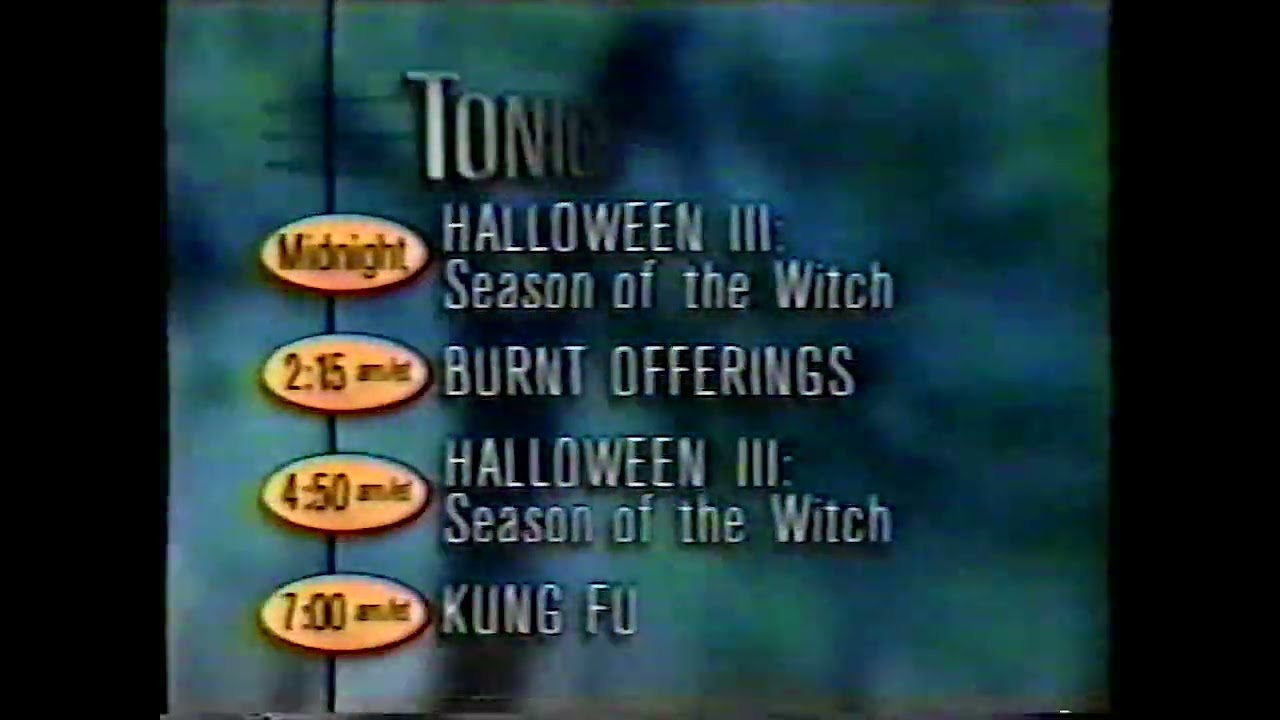 TNT Monstervision with Joe Bob Briggs Halloween III & Burnt Offerings ...