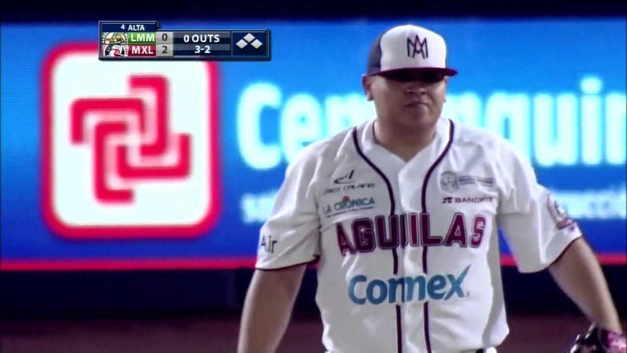JAVIER SOLANO, PITCHER AGUILAS DE MEXICALI - YouTube