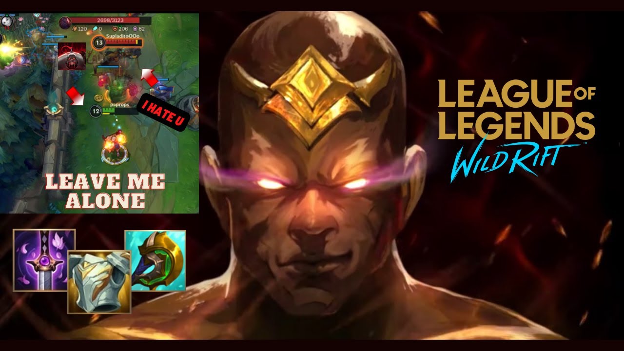 WILD RIFT LEE SIN / HOW TO WIN AGAINST 2 TANKS / MASTER RANK SOLO Q ...