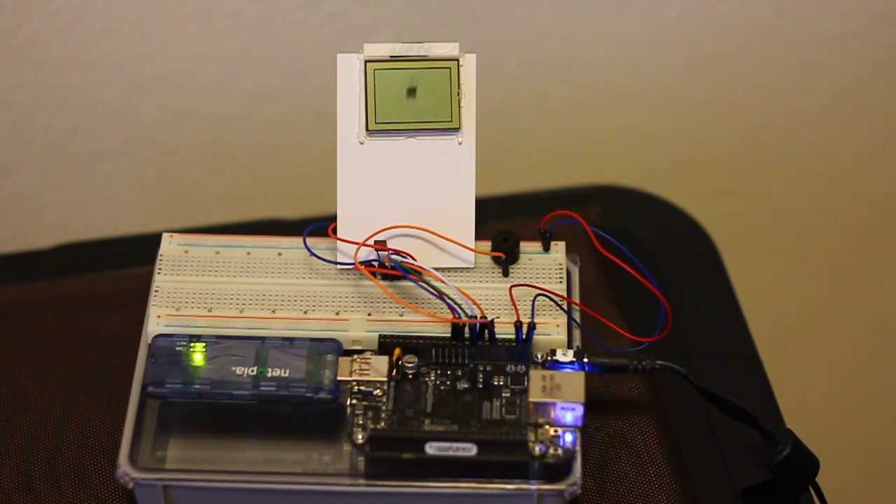 BeagleBone Black driving Nokia 3330 LCD Display - YouTube