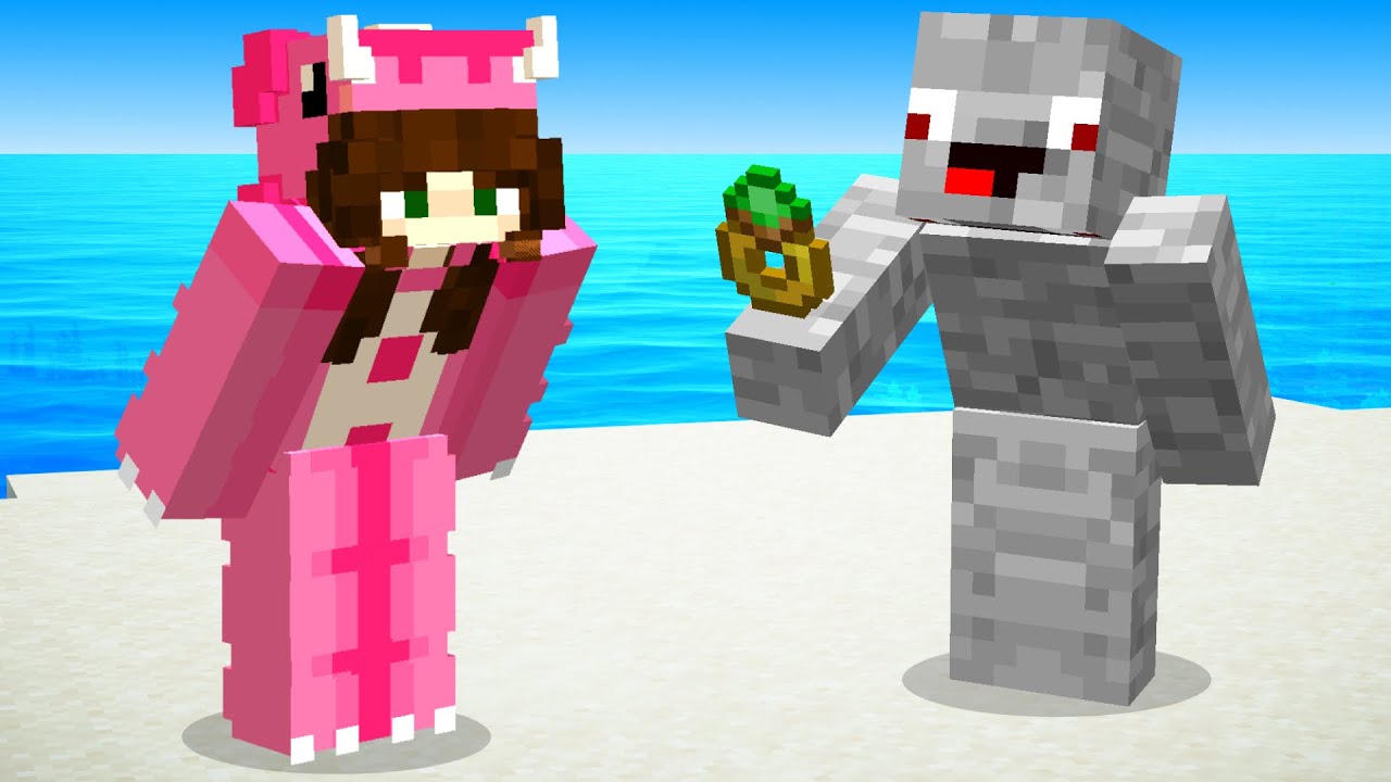 mein 1. DATE mit Flauschi? Auf Minecraft YouTuber Insel - YouTube