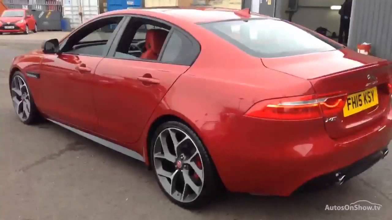 JAGUAR XE S RED 2015 - YouTube