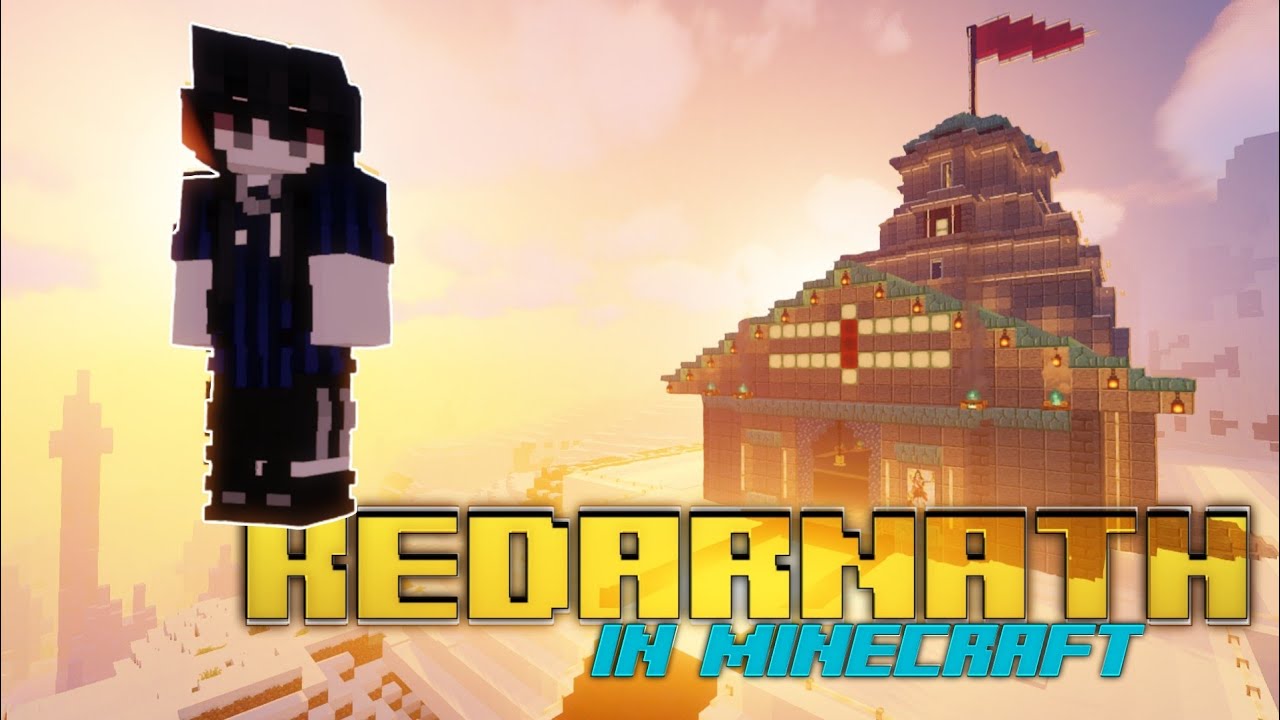 Kedarnath in Minecraft | How To Make Kedarnath In minecraft | 11K ...