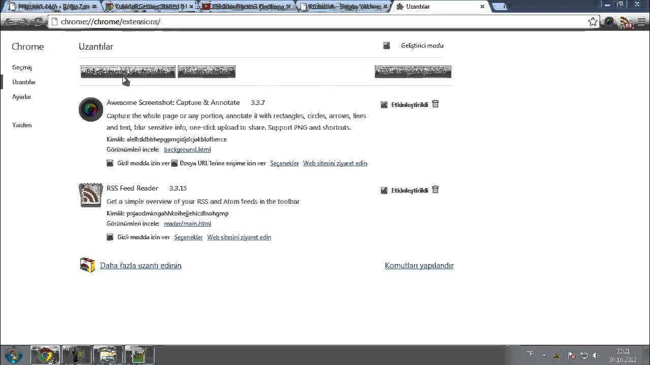 Google Chrome Eklenti Yazımı Bölüm 1 - YouTube