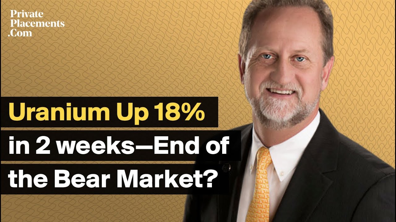 Uranium Up 18% in 2 weeks—An interview with Uranium Royalty Corp. CEO ...