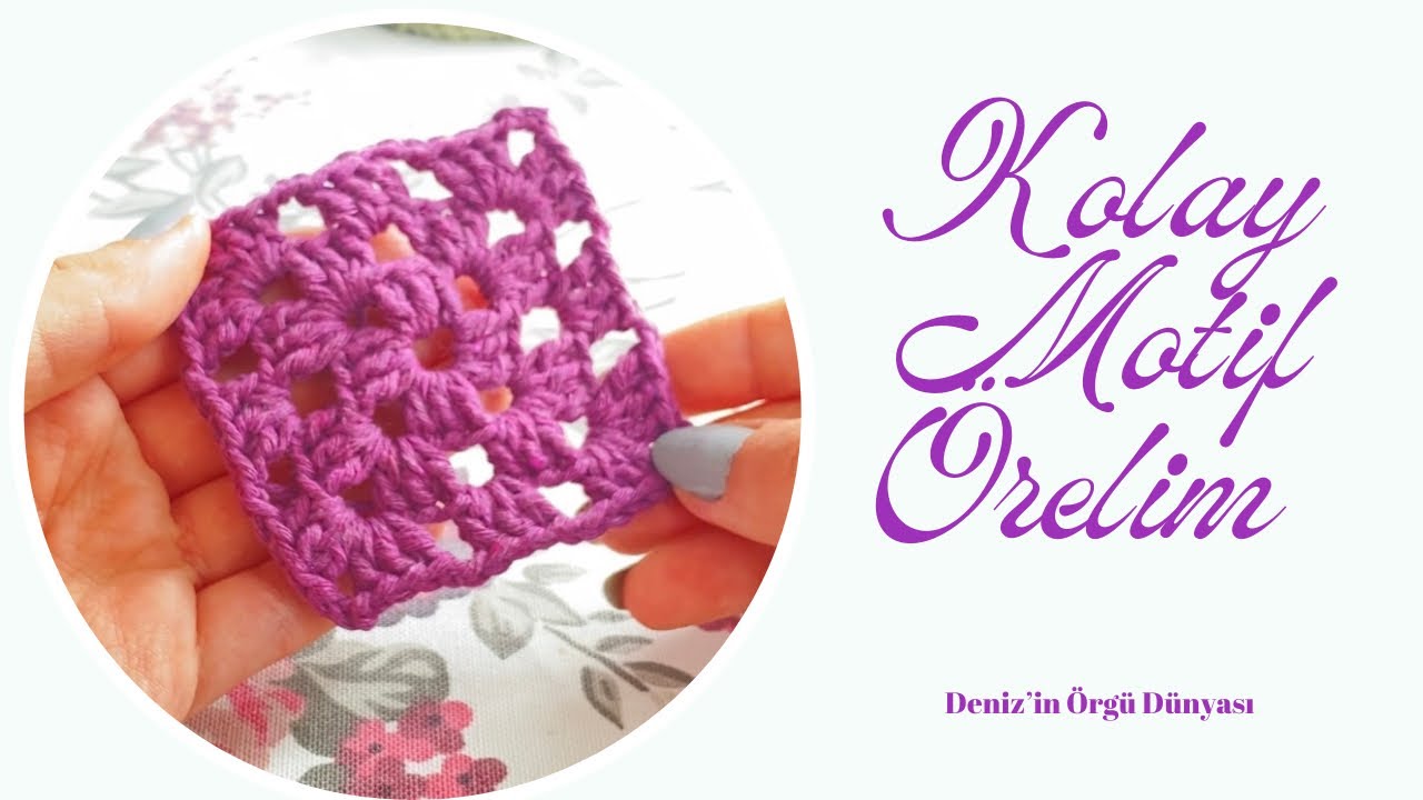 KOLAY MOTİF ÖRELİM - Motifle Neler Yapılır? - YouTube