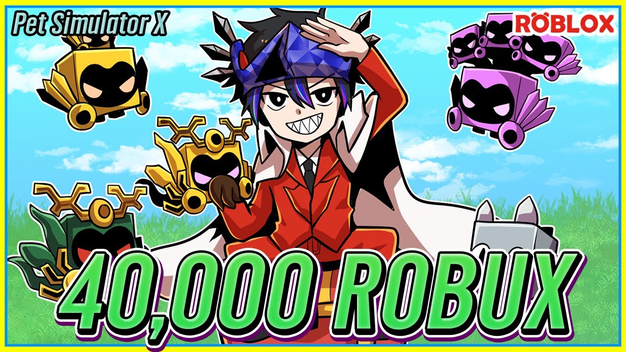 💠ใช้ 40,000 ROBUX กับกาชา สุ่มสัตว์เลี้ยงสุดเกลือ💰ใน Pet Simulator X ᴴᴰ ...