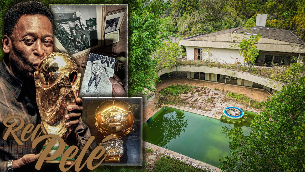 LUXUOSA E ABANDONADA MANSÃO DO REI PELÉ - A CASA ONDE O MAIOR JOGADOR ...