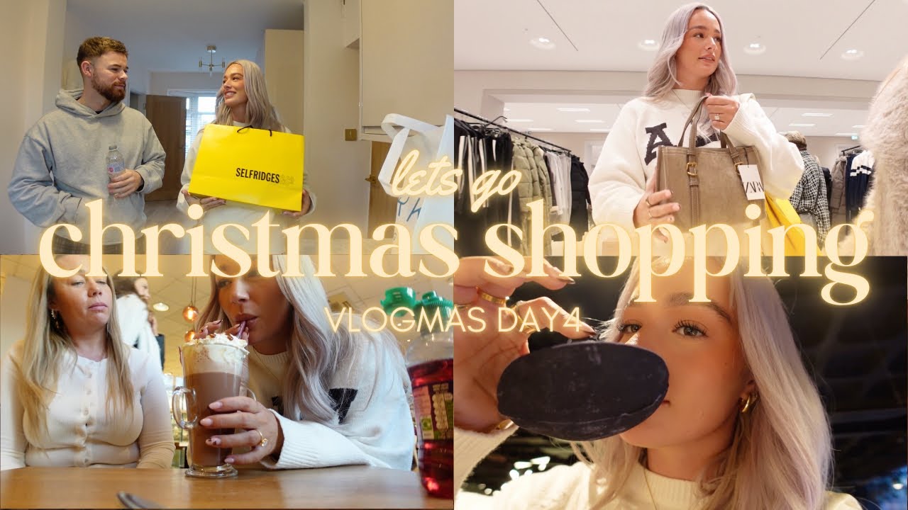 let's go christmas shopping 🎄 | VLOGMAS DAY 4 🤍 Selfridges, Zara ...
