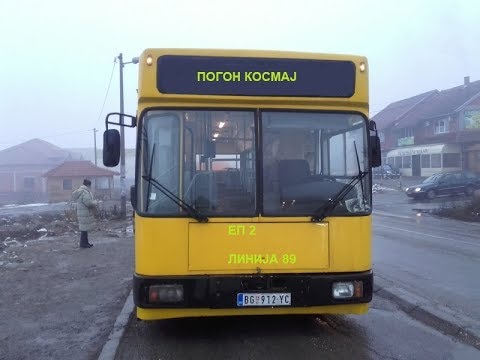 Linija 89 POGON KOSMAJ - YouTube
