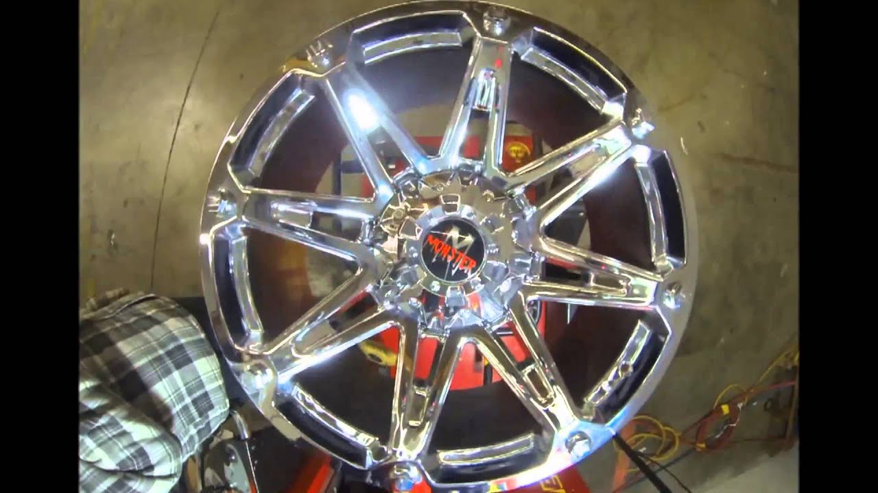 Monster Energy Wheels M01 Chrome - YouTube