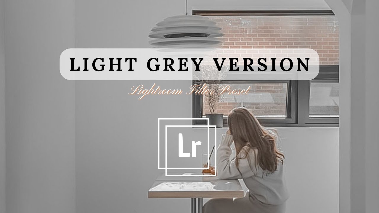 Light Grey Filter Preset Tutorial || Lightroom Filter Preset - YouTube