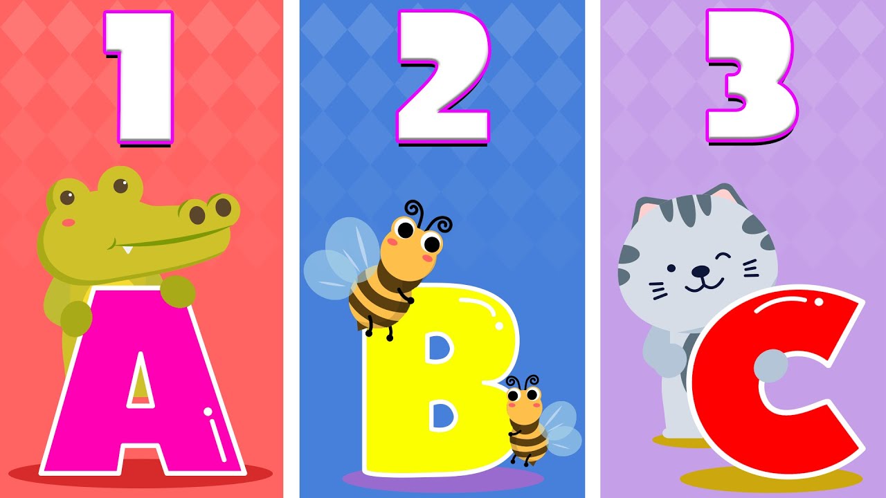 ABC and 123 Learning Videos Toddlers + Nursery Rhymes & Kids Songs+ ...