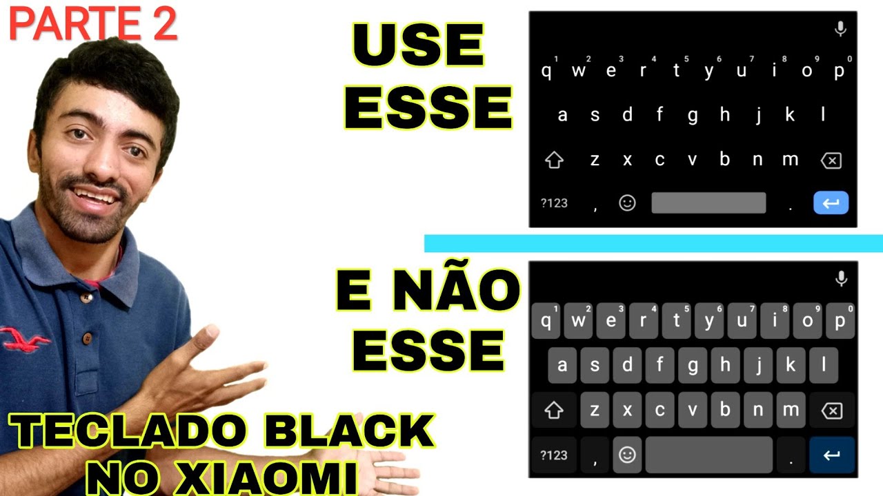 REDMI NOTE 8/8PRO COM TECLADO BLACK/ESCURO E EM QUALQUER XIAOMI - YouTube