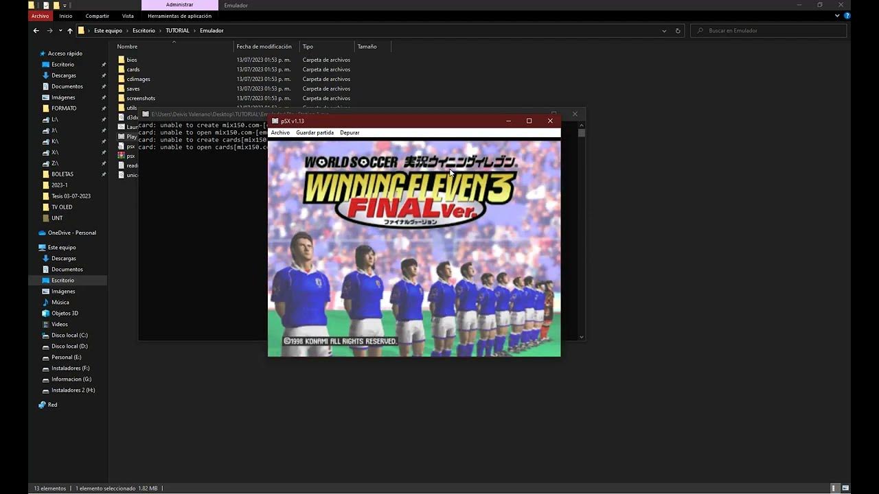 Tutorial para Winning Eleven 3 Final Version (Español) + Turbo - YouTube