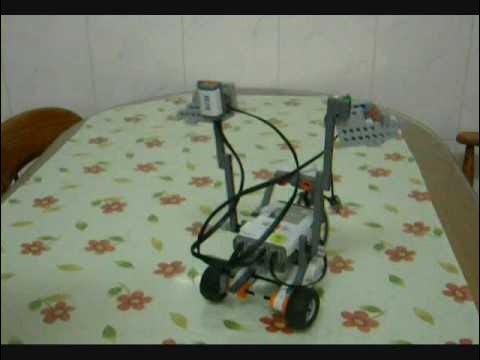NXT Robot with 2 Sound Sensors - YouTube