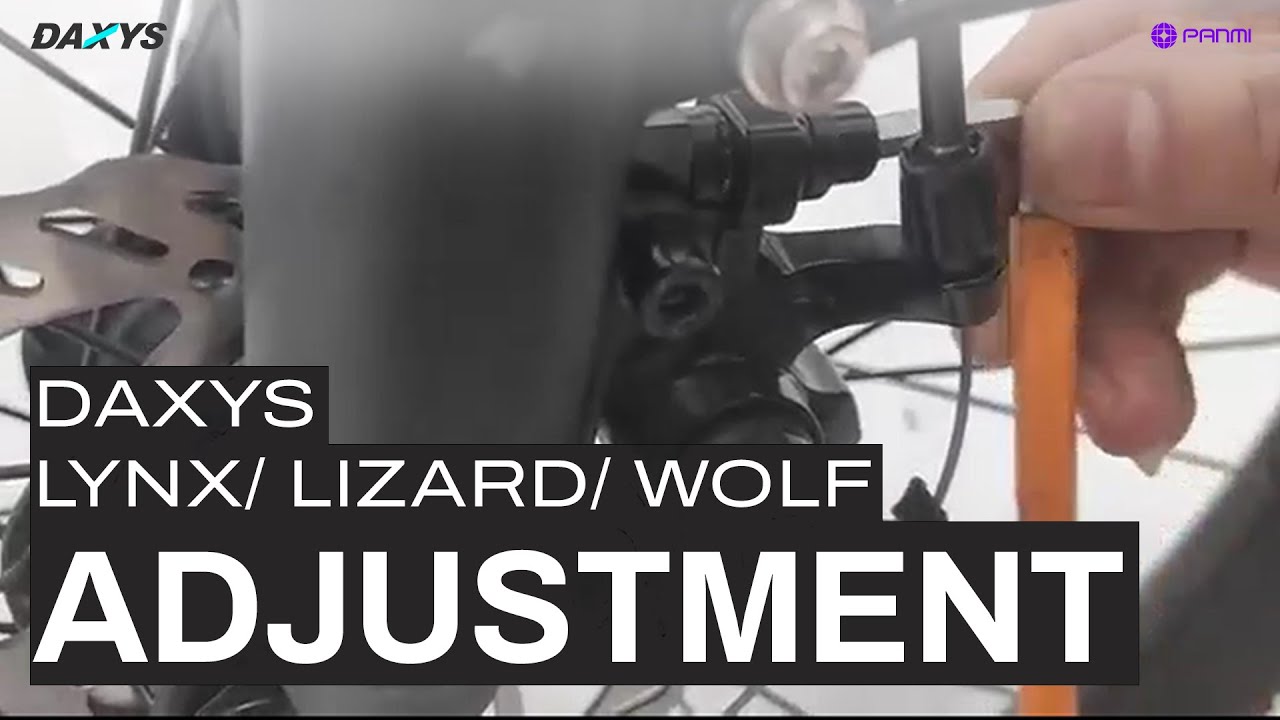 DAXYS Lynx/Lizard/Wolf | Disc Brake Rub Adjustment Video - YouTube