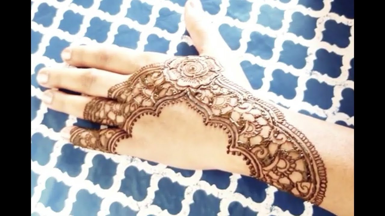 Simple Mehndi Design Back Hand || Back Side Mehndi Designs - YouTube