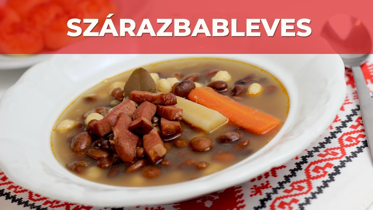 Szárazbableves videó recept - YouTube