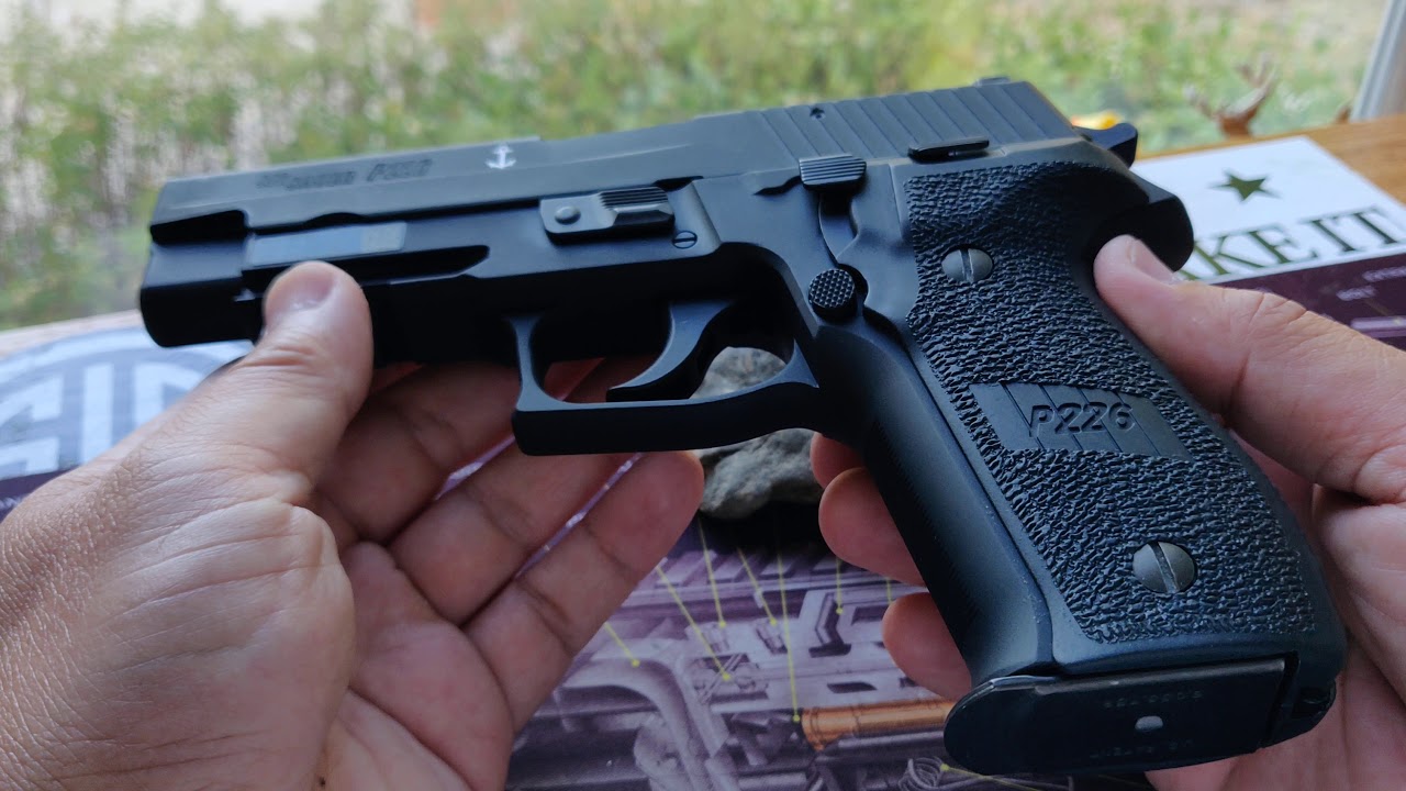 Sig Sauer P226 Navy introduction - YouTube