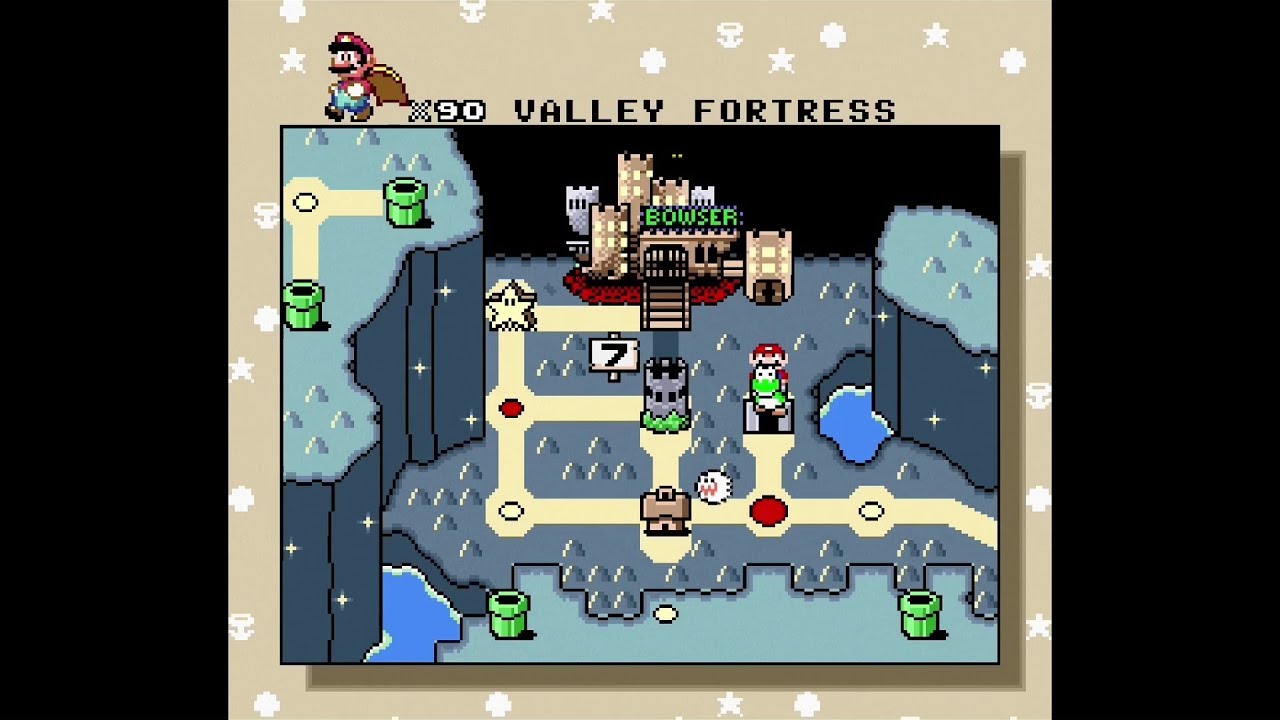 Valley Fortress | Super Mario World 100% Cleared - YouTube